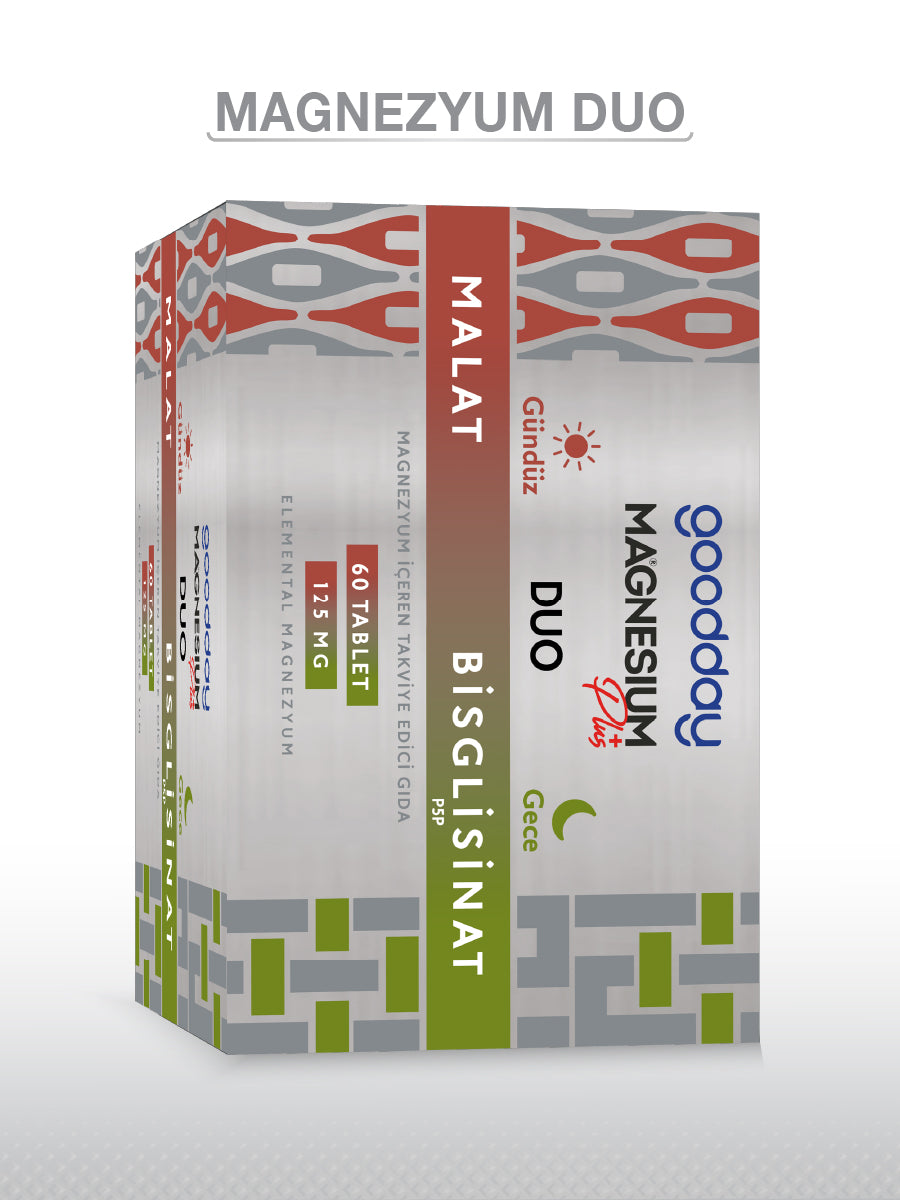 Magnesium Plus Duo 60 Tablet | Günlük Enerji ve Kas Desteği – Fonksiyonel