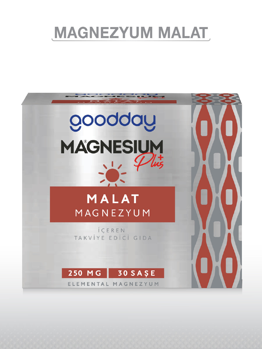Goodday Magnesium Plus M (Magnezyum Malat) 30 Saşe – Fonksiyonel